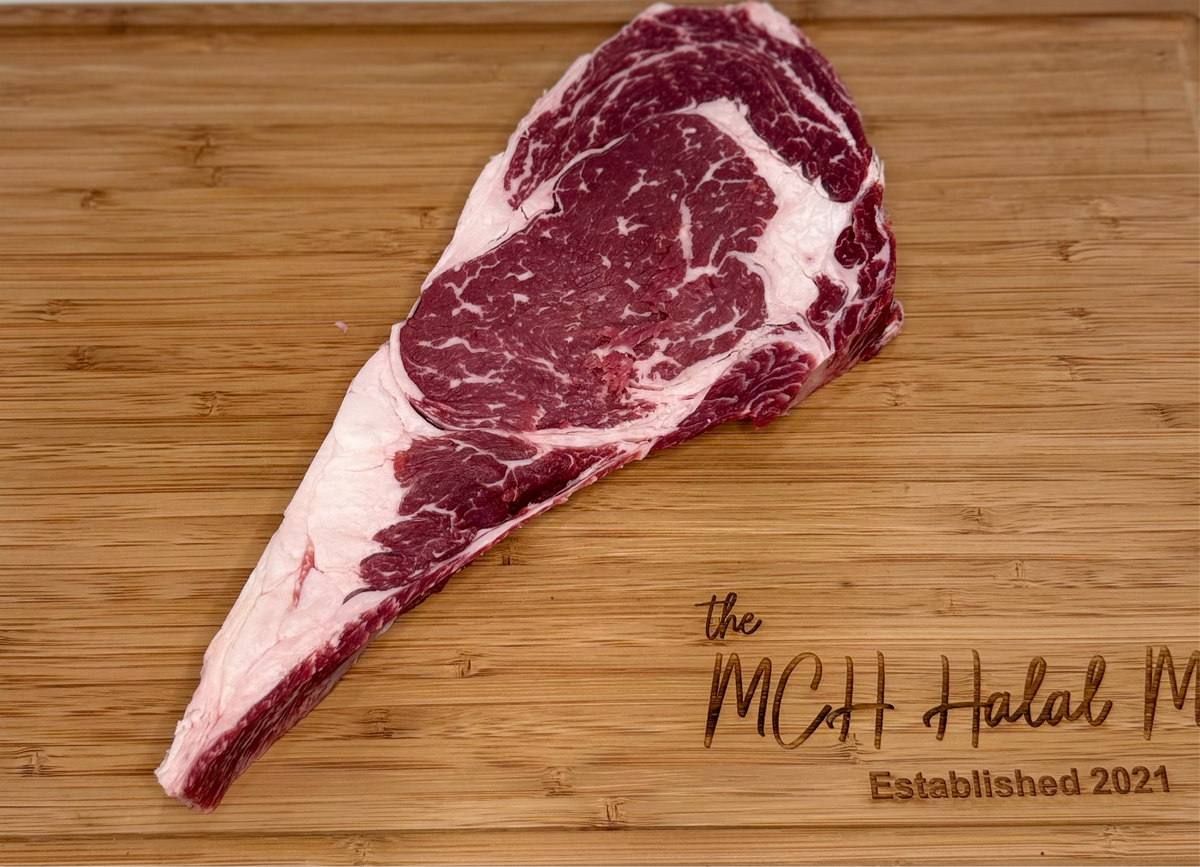 Ribeye Steak ( 1 Pack 1 Piece 1Inch 1-1.10 Lbs) – MCH Halal Meat Packing